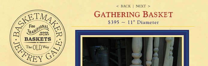 Jeffrey Gale Basketmaker - Gathering Basket