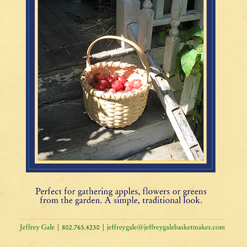 Jeffrey Gale Basketmaker - Gathering Basket