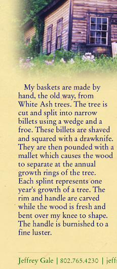 Jeffrey Gale Basketmaker - Workshop